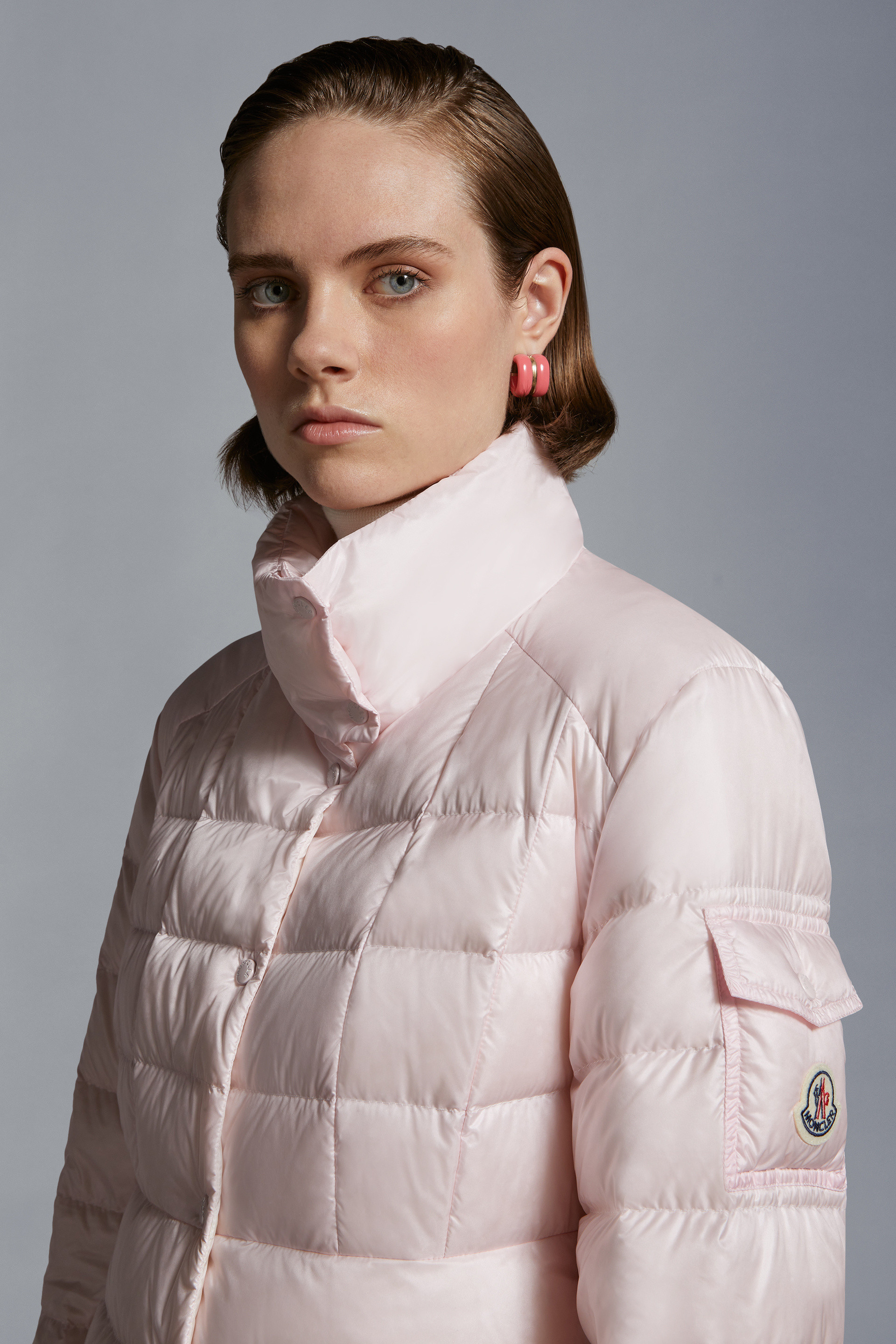 Moncler Aminia Short Down Jacket - Black | Editorialist