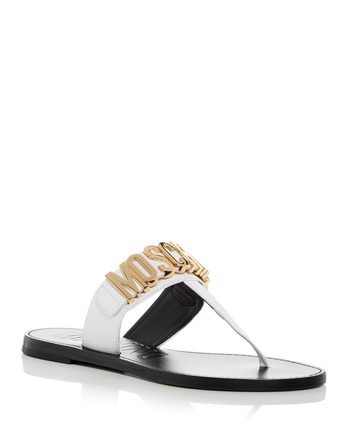 Moschino Thong Sandals - White | Editorialist display picture 3