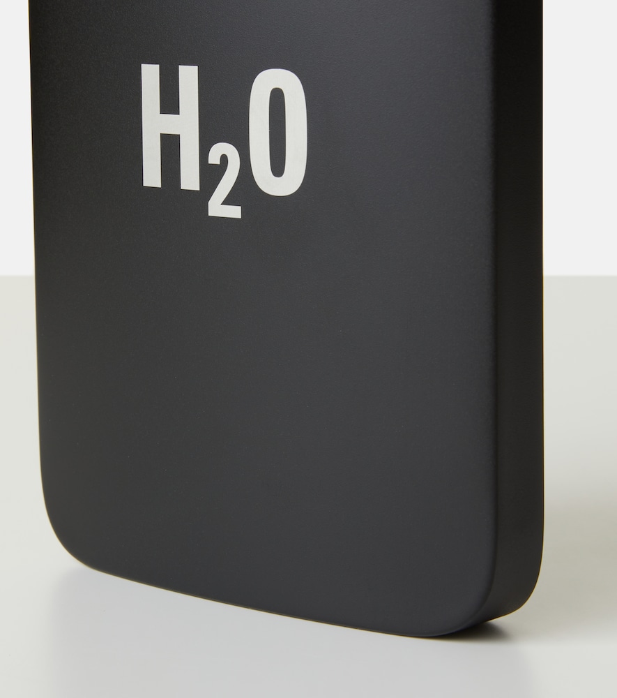 Balenciaga H20 Logo Stainless Steel Water Bottle - Black