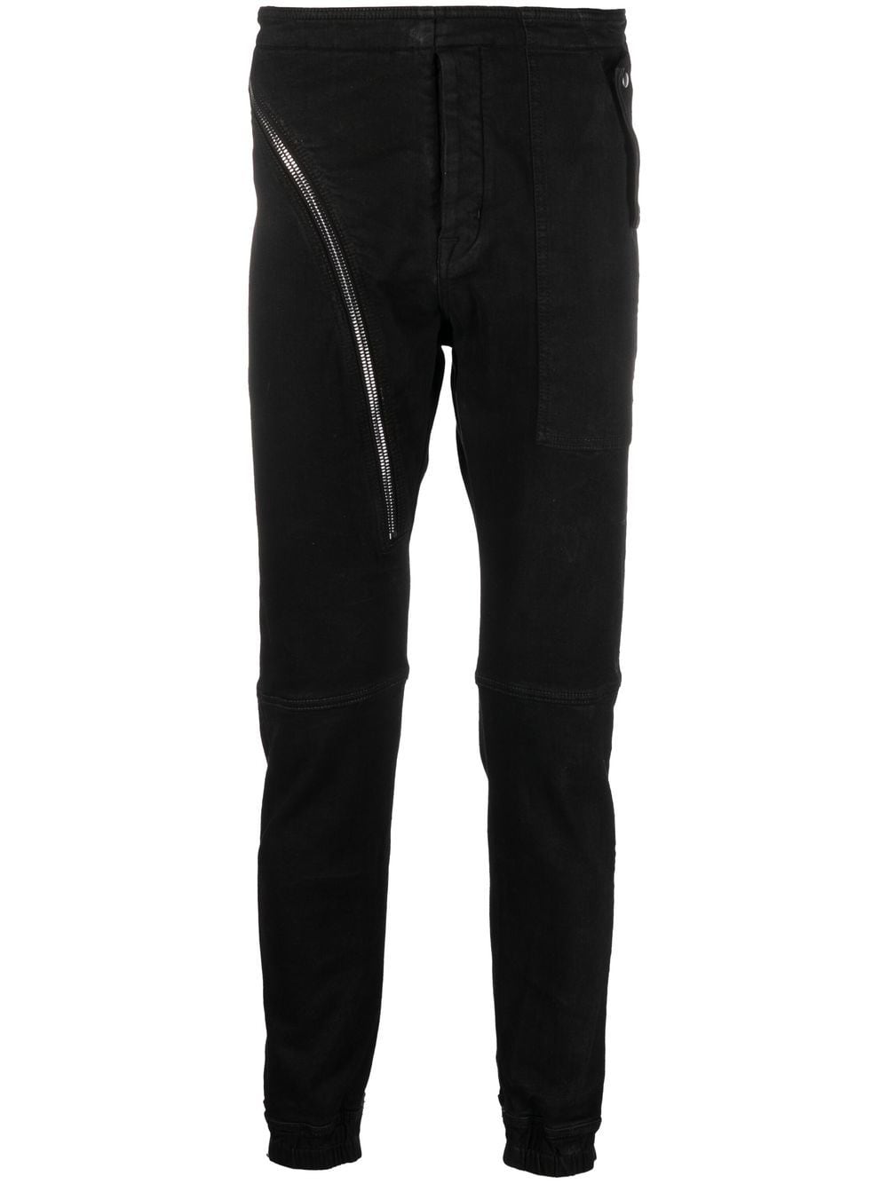Rick Owens Aircut Denim Joggers In Black | Editorialist