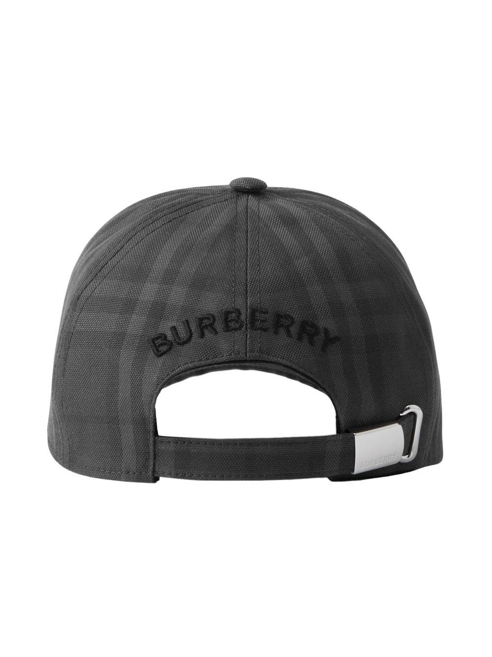 Burberry Vintage-Check Cotton Cap - Grey | Editorialist display picture 2