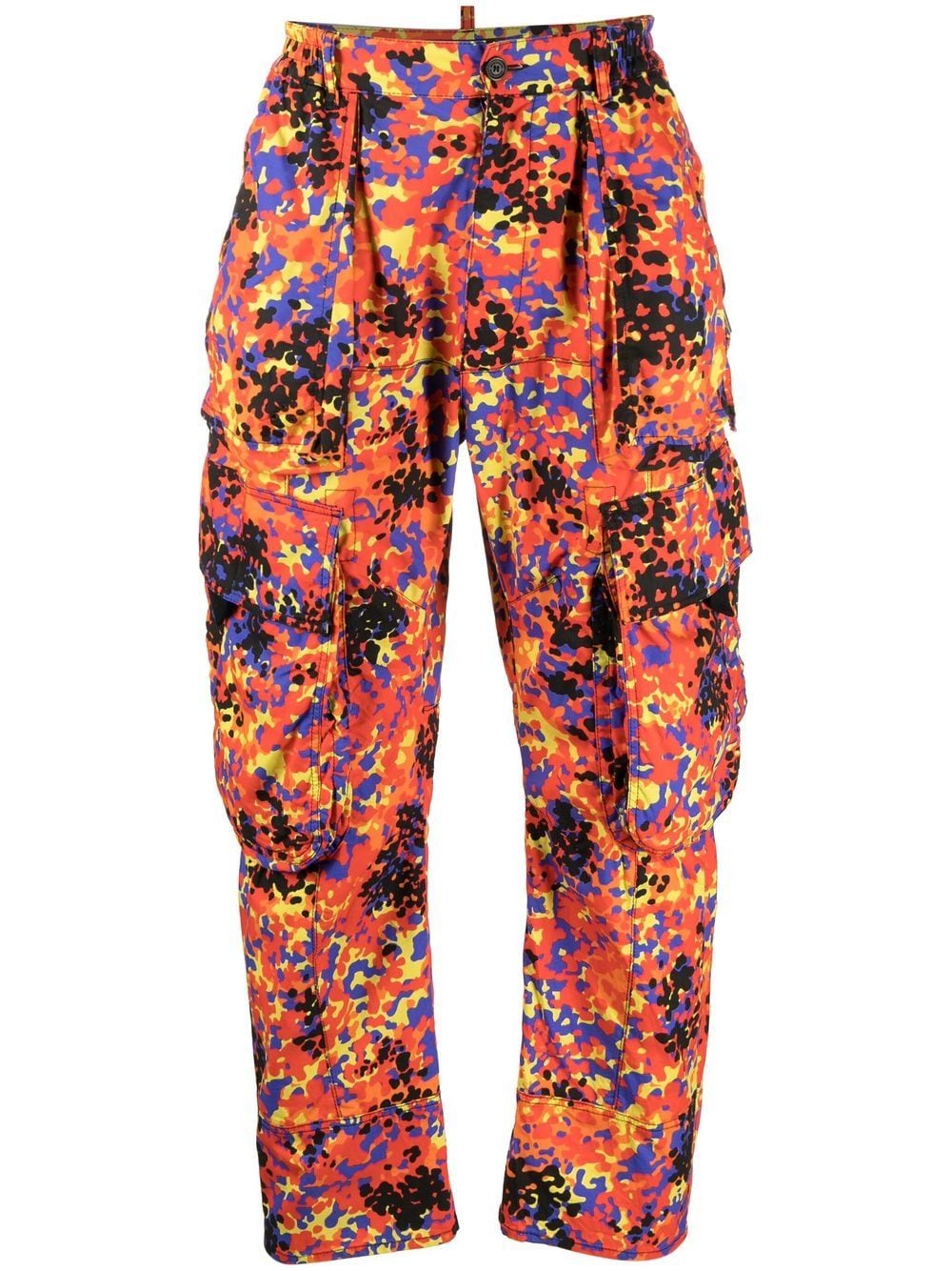 DSQUARED2 DSQUARED2 Abstract-Print Cargo Trousers