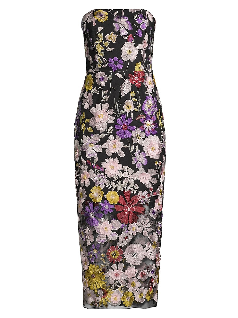 sachin and babi light blue dress Aqua Embroidered Scallop Trim Midi Dress In White - 20% Off