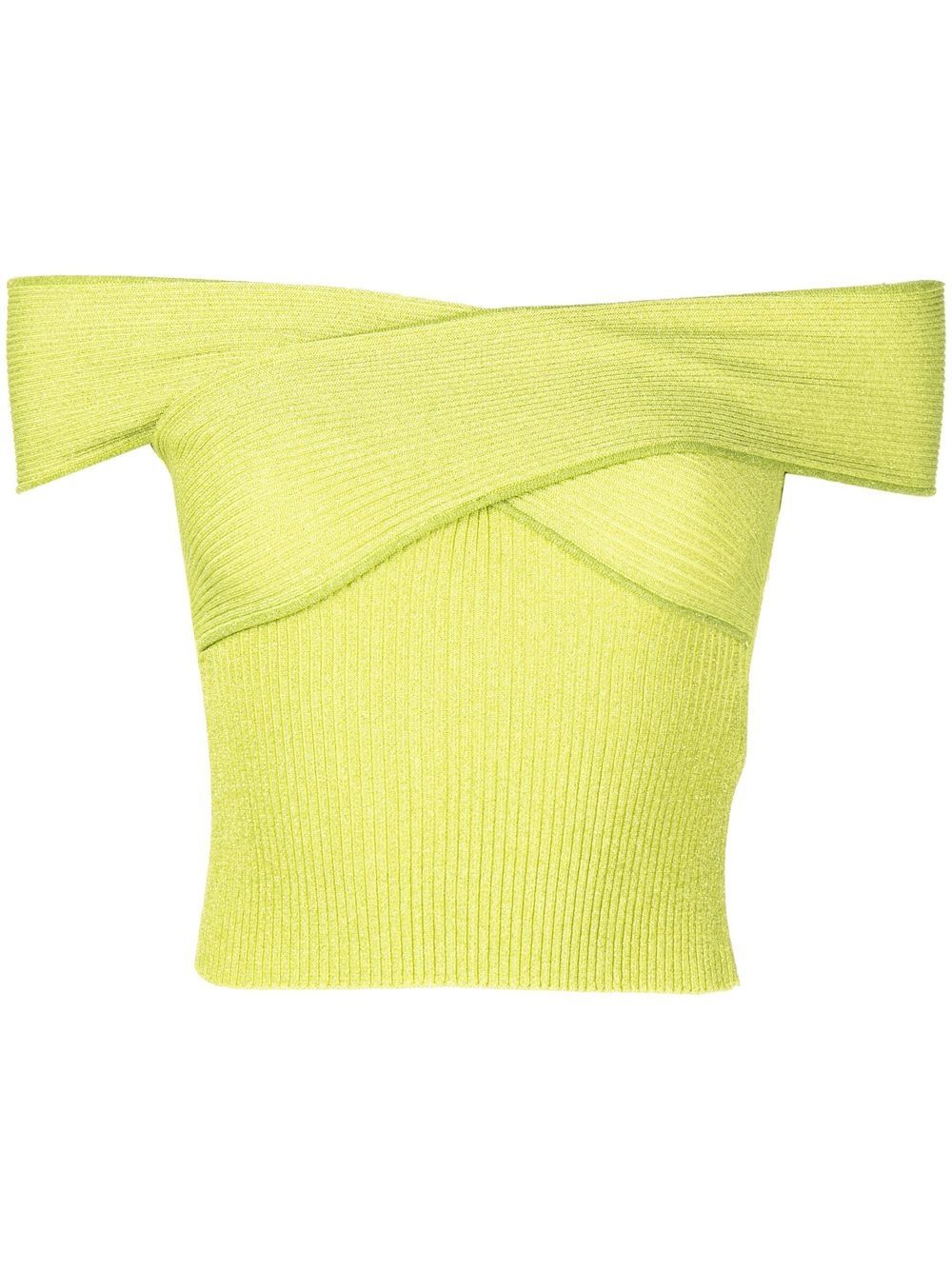SELF-PORTRAIT Self-Portrait Draped Off-Shoulder Top