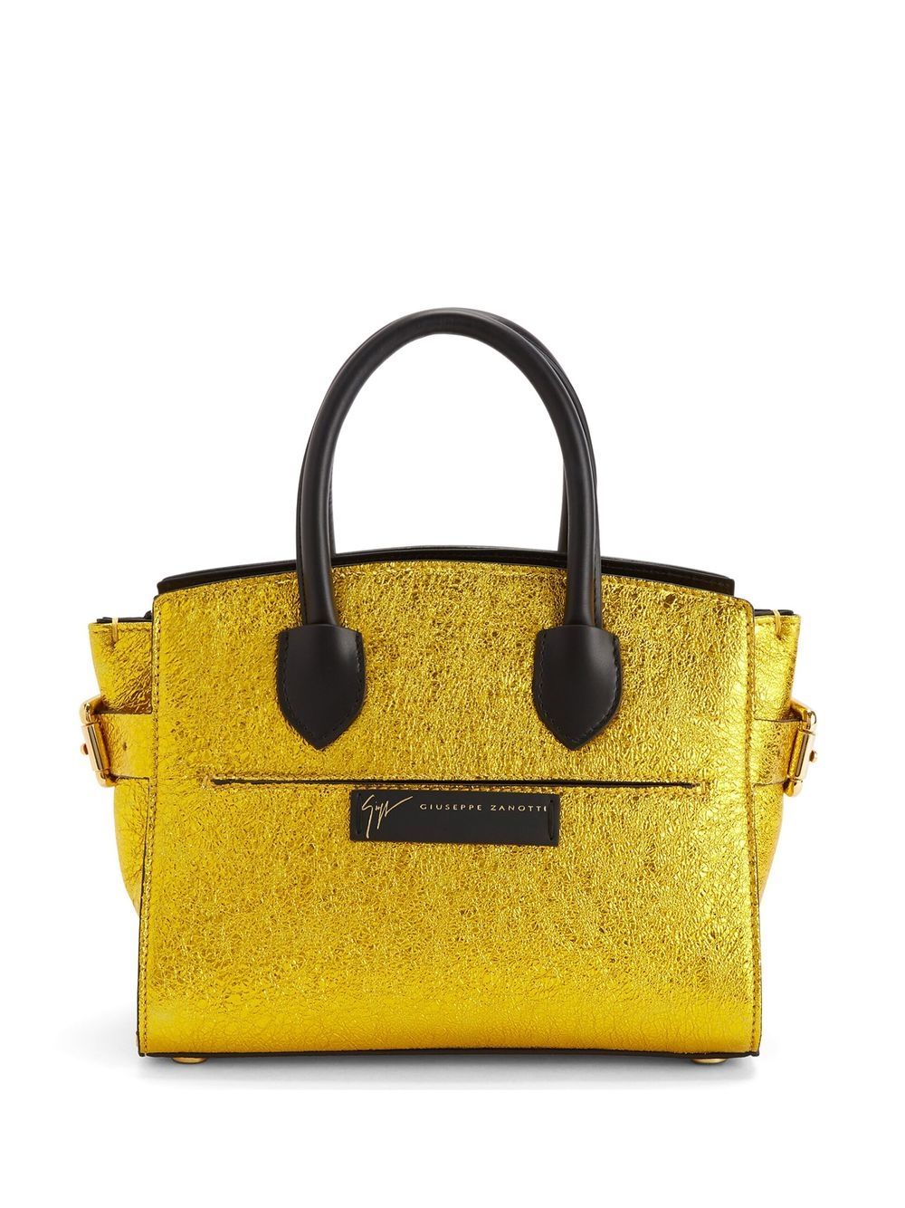 Giuseppe Zanotti Leather Tote Bag In Yellow - 50% Off  display picture 1