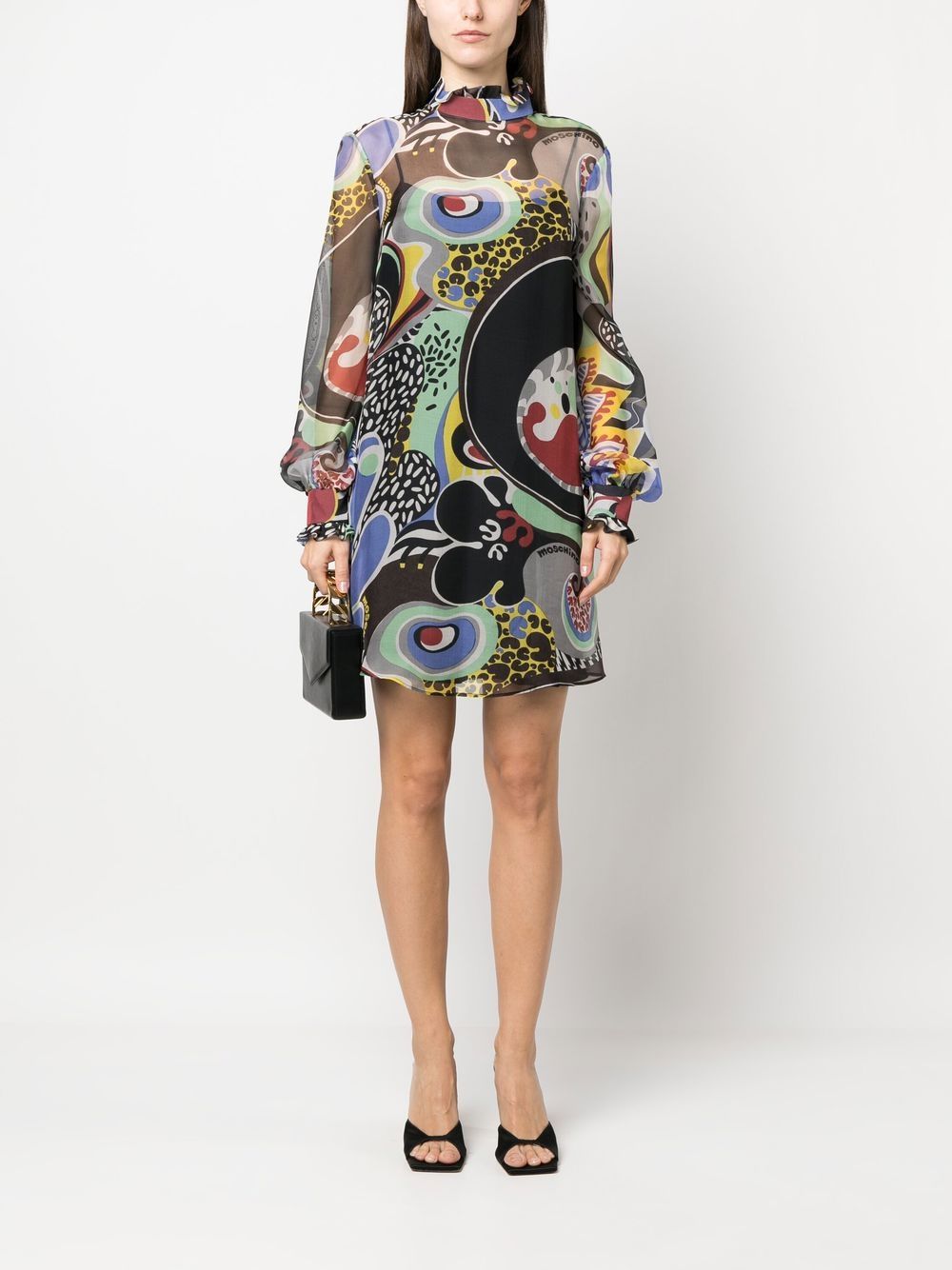MOSCHINO Moschino Floral-Print Shift Dress