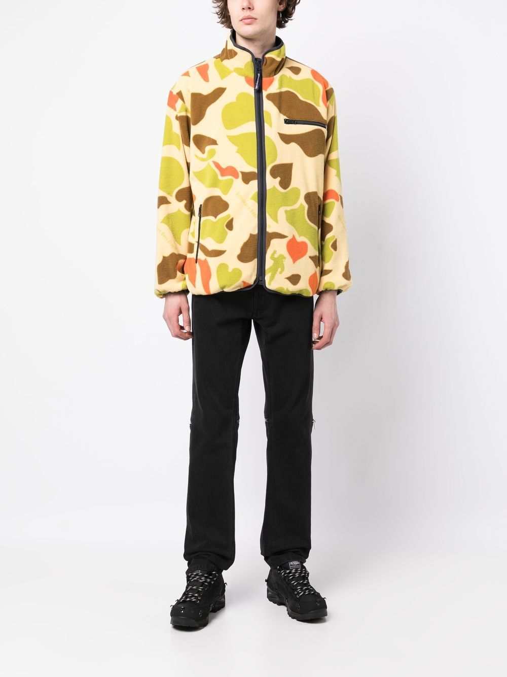 BILLIONAIRE BOYS CLUB Billionaire Boys Club Camouflage-Print Reversible Fleece Jacket
