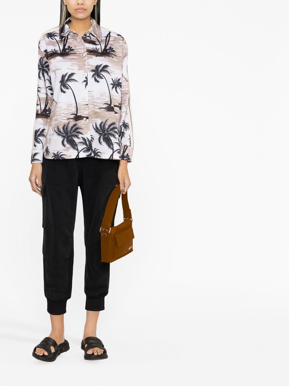 PALM ANGELS Palm Angels Tropical Print Shirt