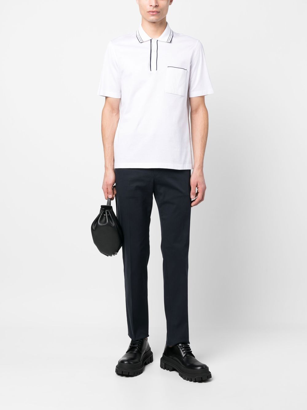 DOLCE & GABBANA Dolce & Gabbana Tailored Trousers with Logo Tag