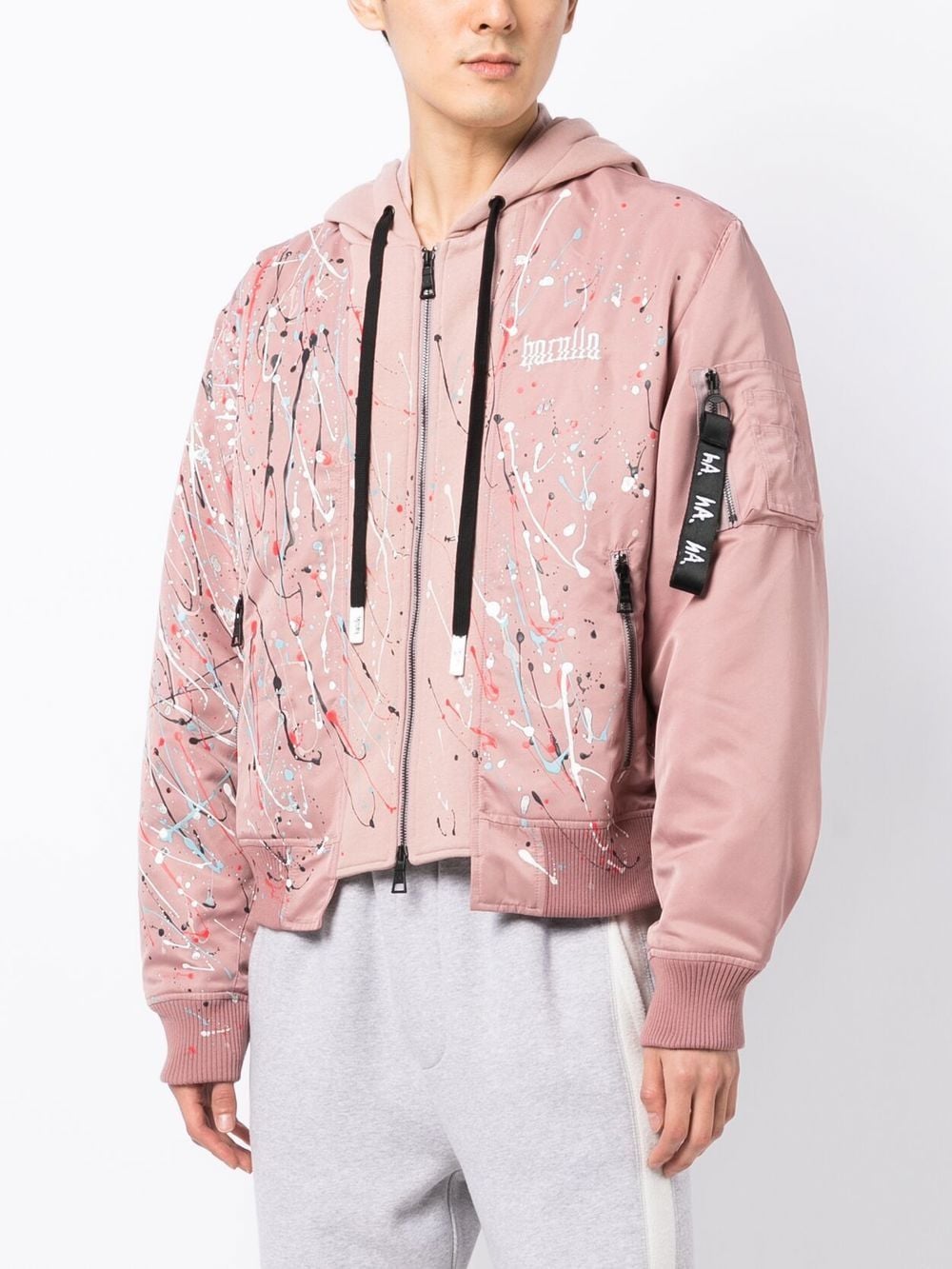 HACULLA. Haculla Graphic-Print Hooded Bomber Jacket