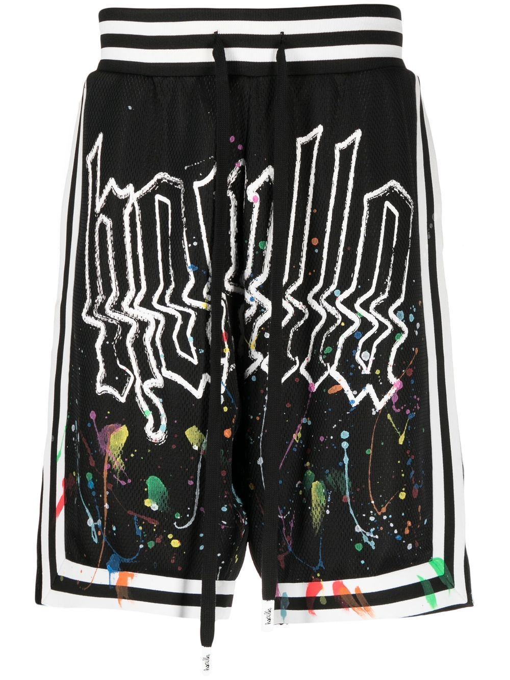 HACULLA. Haculla Paint-Splatter Logo Shorts