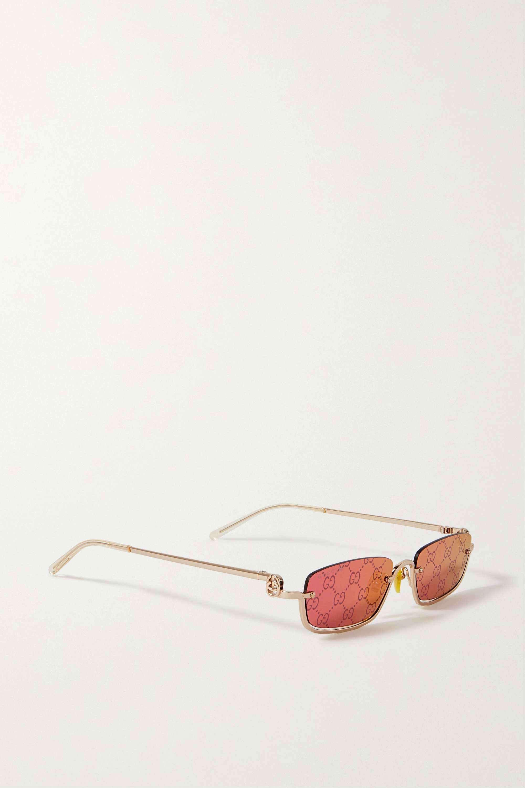 $650 Gucci Mirrored Aviator Rose Gold Frame Blue Lenses Sunglasses 21Yx-iQT48L._AC_UY1000_.jpg main image 4
