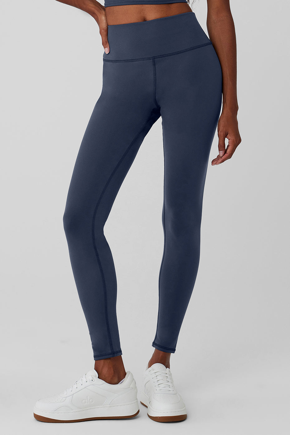 ALO Black Airbrush High-Waist Legging