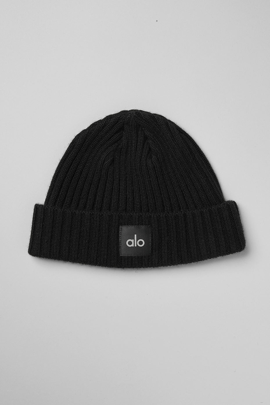 ALO Yoga Cashmere Blend Rib Beanie in Black m87322207493_1.jpg?1766266660 main image 3