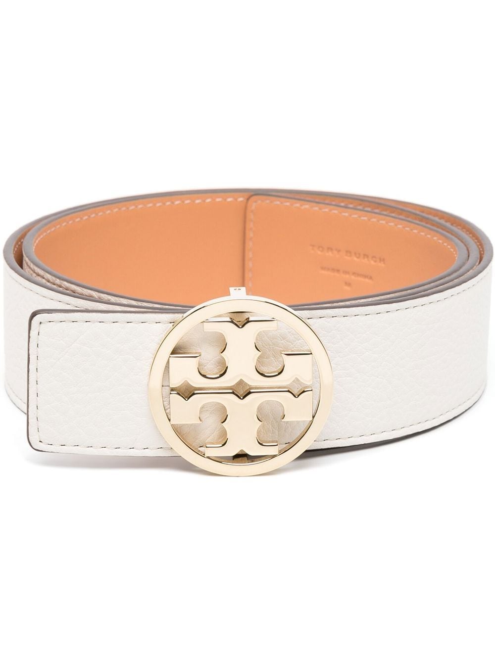 Tory Burch Miller Reversible Leather Belt - Black/Black  display picture 1