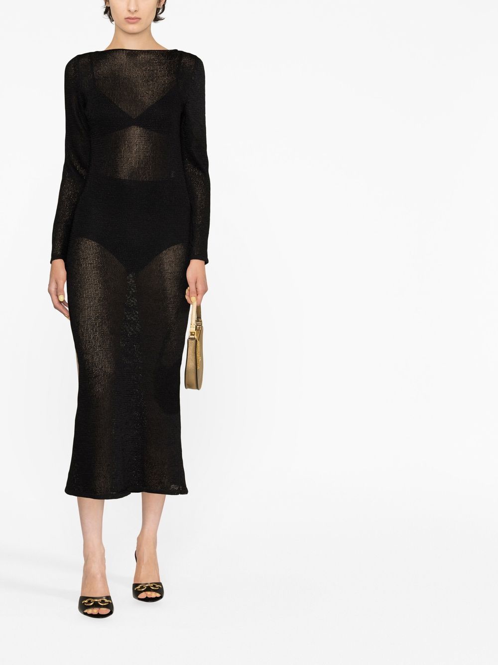 TOM FORD TOM FORD Fine-Knit Midi Dress