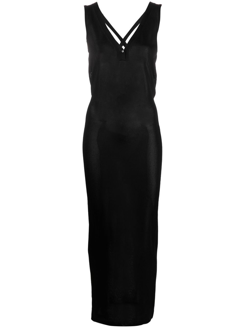 TOM FORD TOM FORD V-Neck Knit Maxi Dress