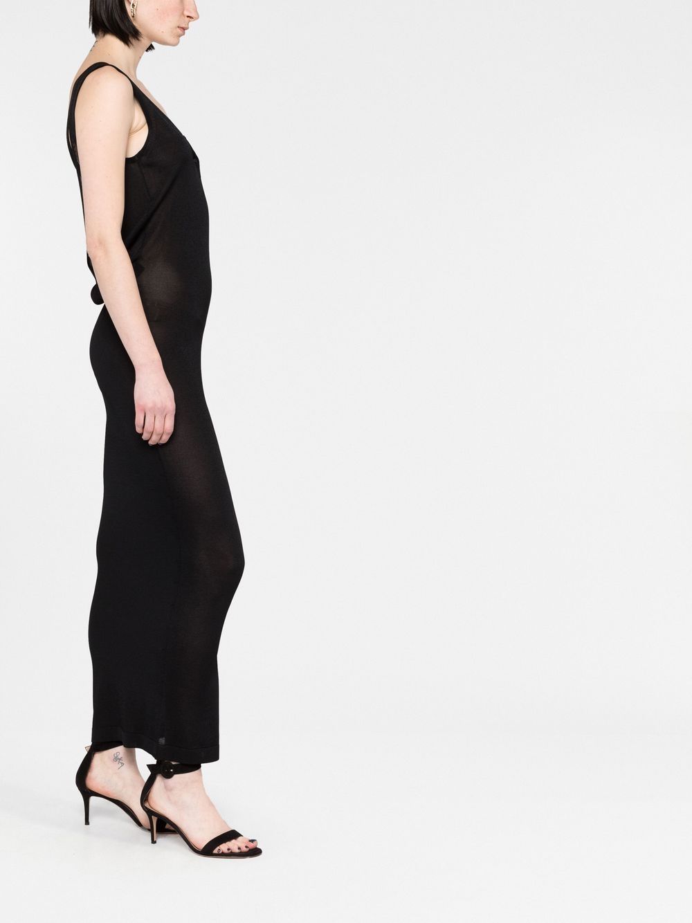 TOM FORD TOM FORD V-Neck Knit Maxi Dress