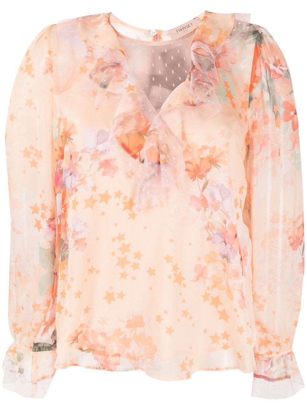 TWINSET TWINSET Ruffled Floral-Print Blouse