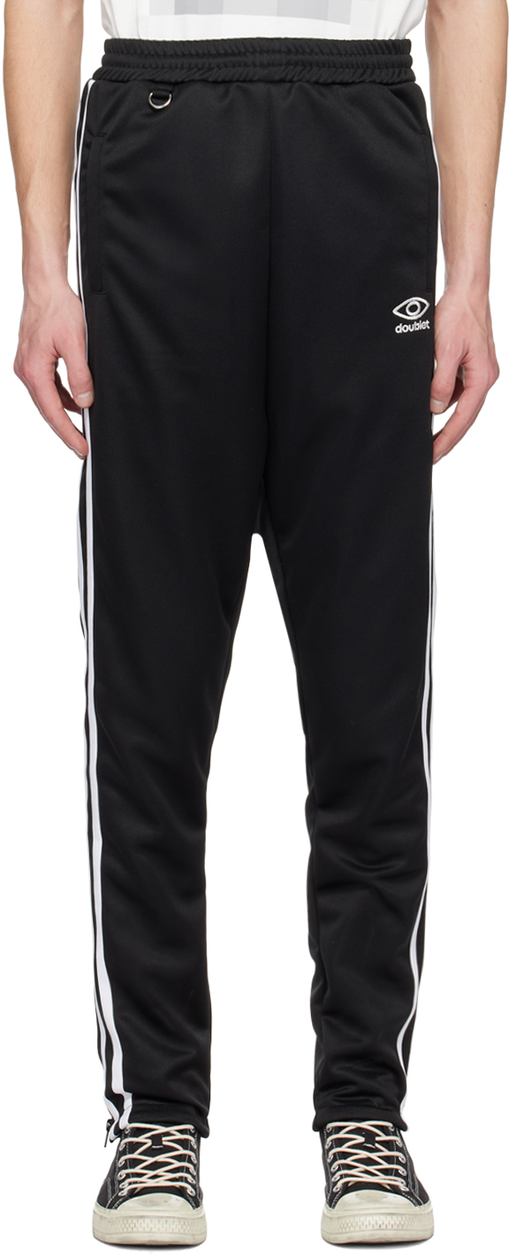 Doublet Invisible Track Pants In Black - 59% Off | Editorialist