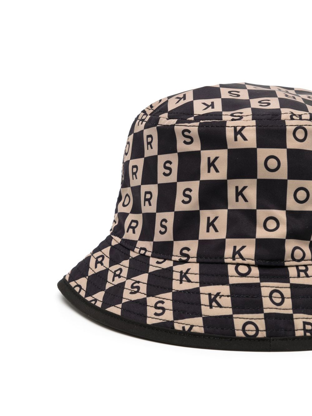 Michael Kors Black Monogram Bucket Hat new+tag) Michael Kors bucket hat denim sky... | Depop main image 4