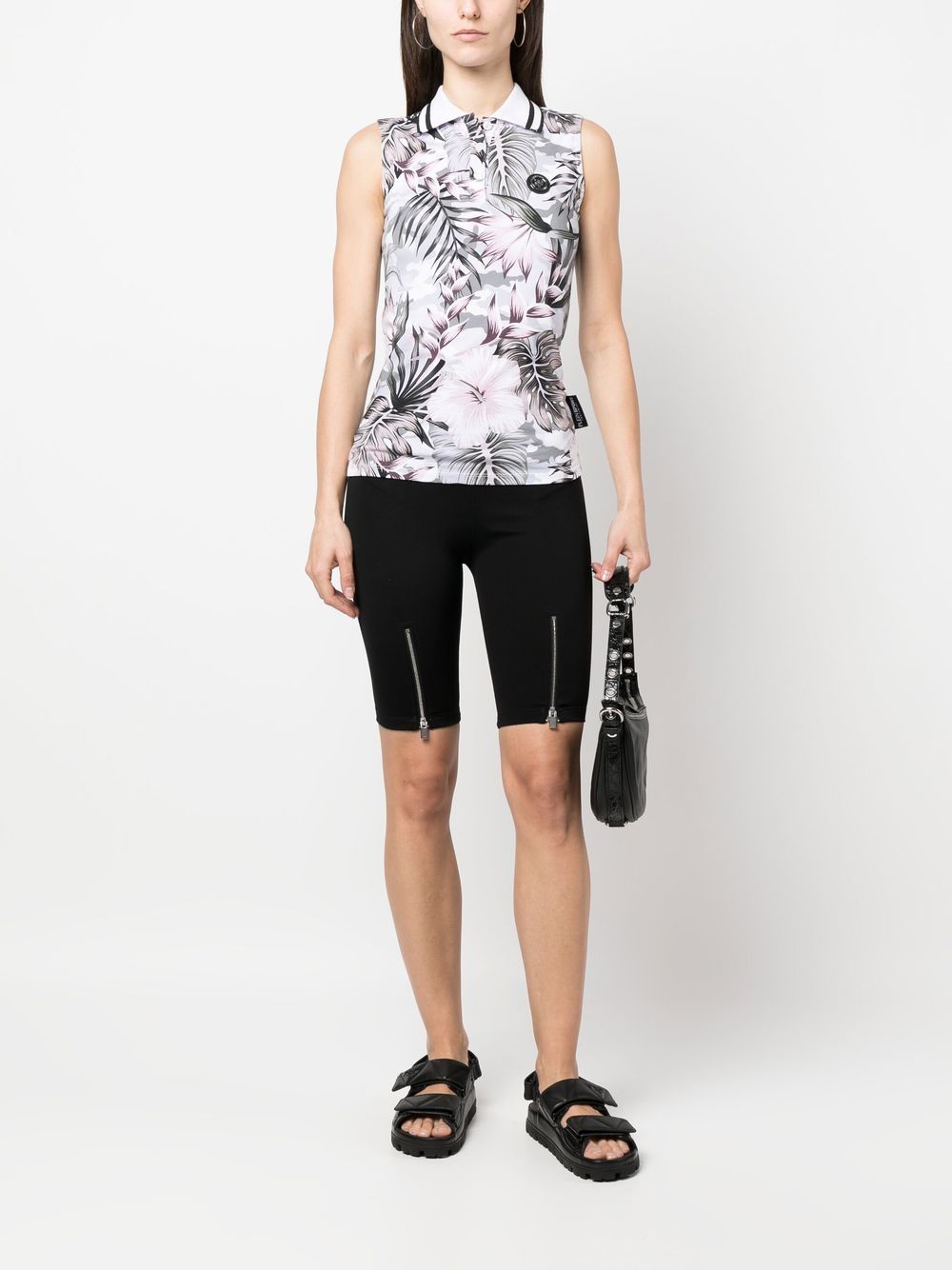PLEIN SPORT Plein Sport Floral Polo Shirt