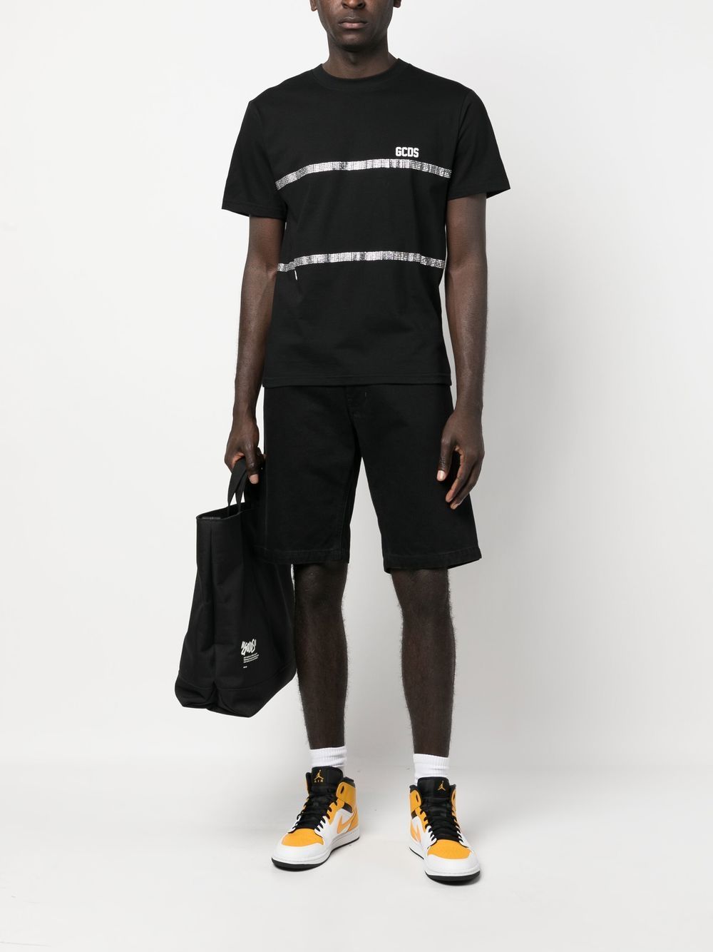 GCDS crystal embellished t-shirt