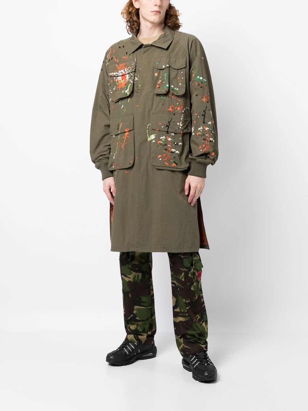 MOSTLY HEARD RARELY SEEN Mostly Heard Rarely Seen Paint-Embroidered Backpack Coat