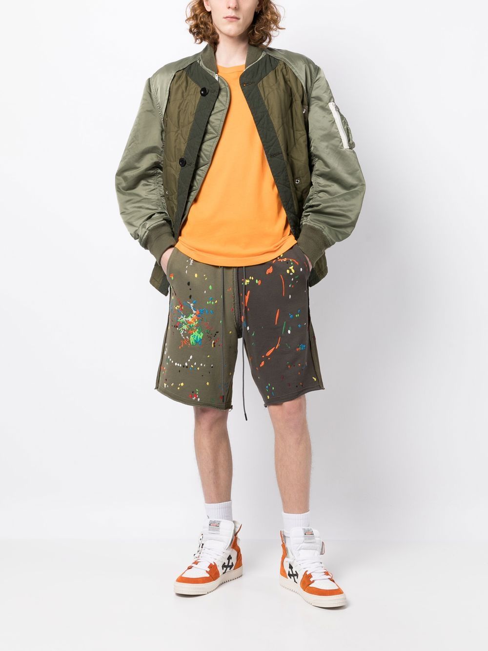MOSTLY HEARD RARELY SEEN Mostly Heard Rarely Seen Panelled Embroidered Shorts