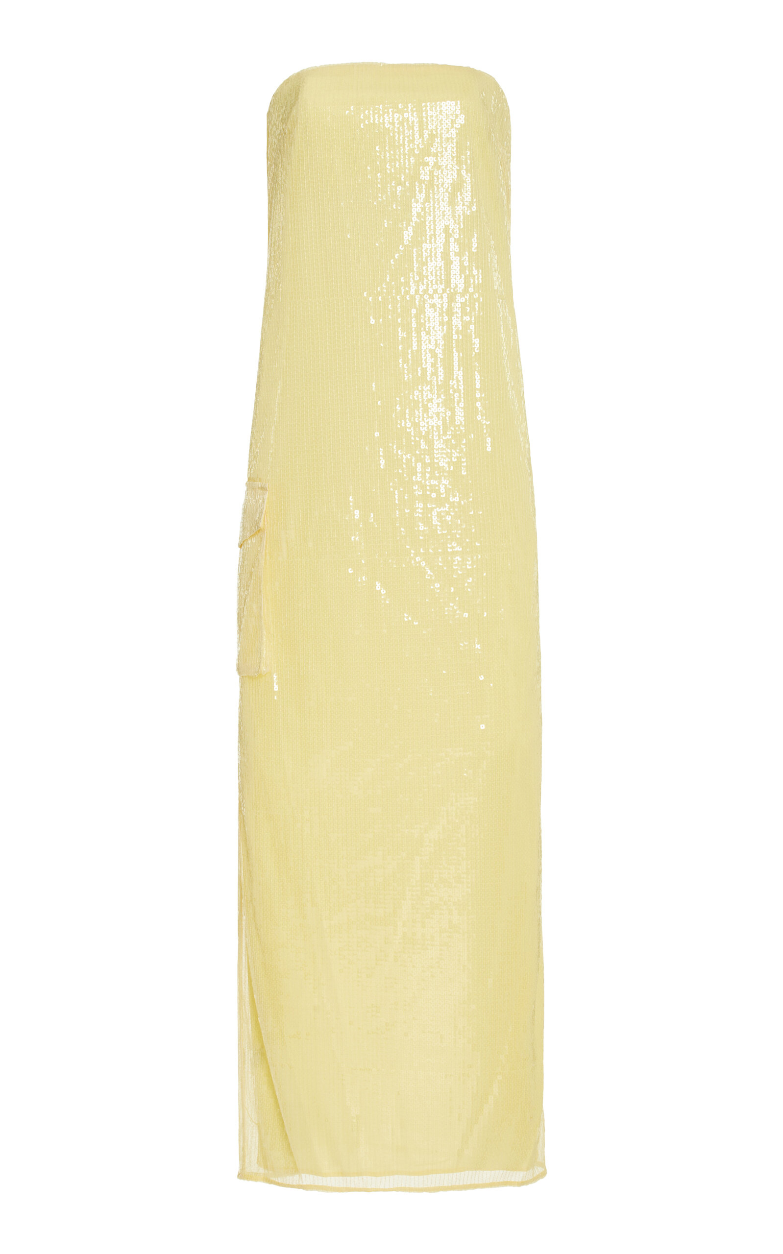 staud yellow sequin dress STAUD Casey dress - Yellow Sequin by Staud