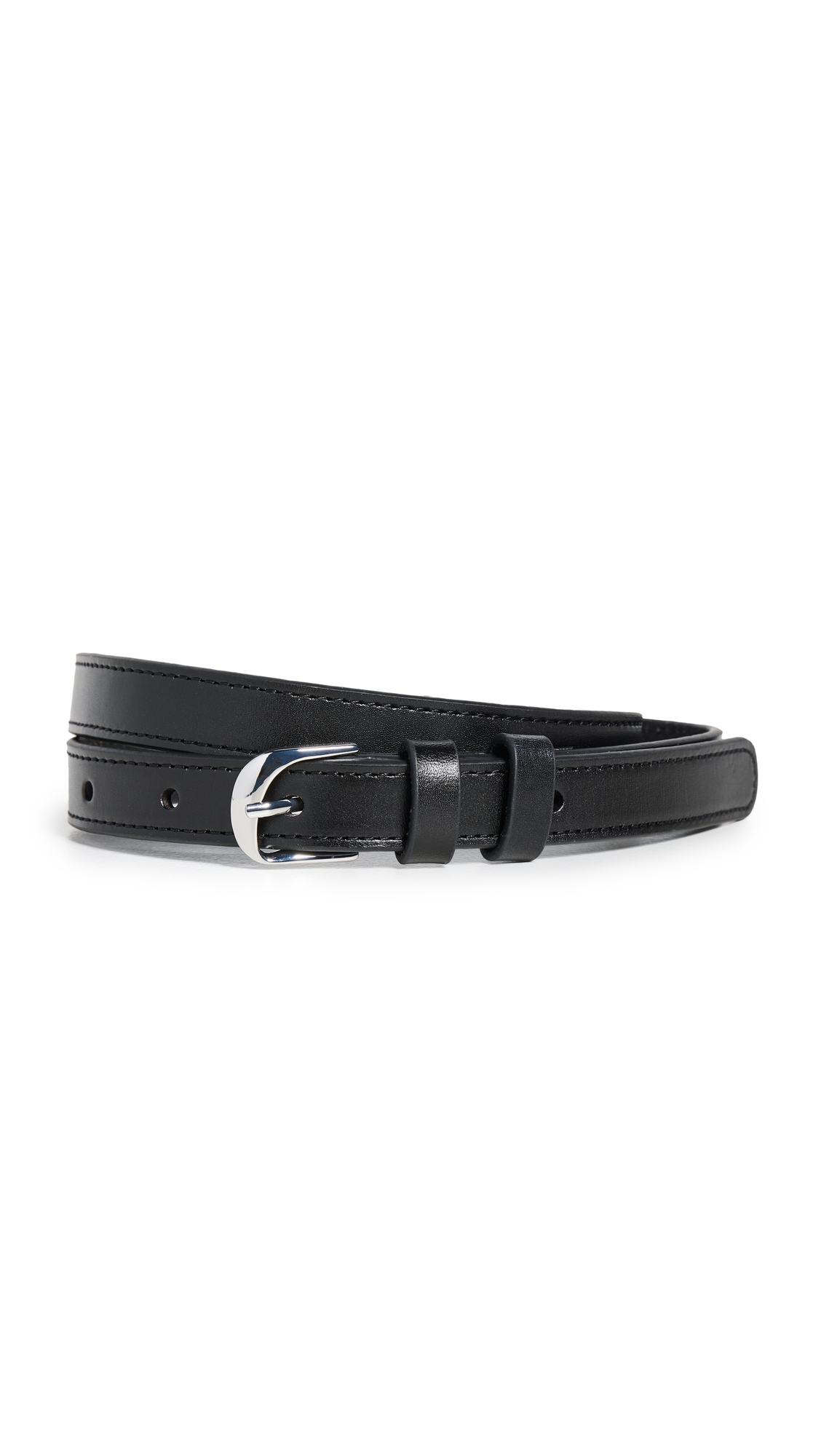 NEW ULLA JOHNSON gia twisted buckle belt in noir Ulla Johnson Gia Twisted Buckle Belt | Shopbop main image 3