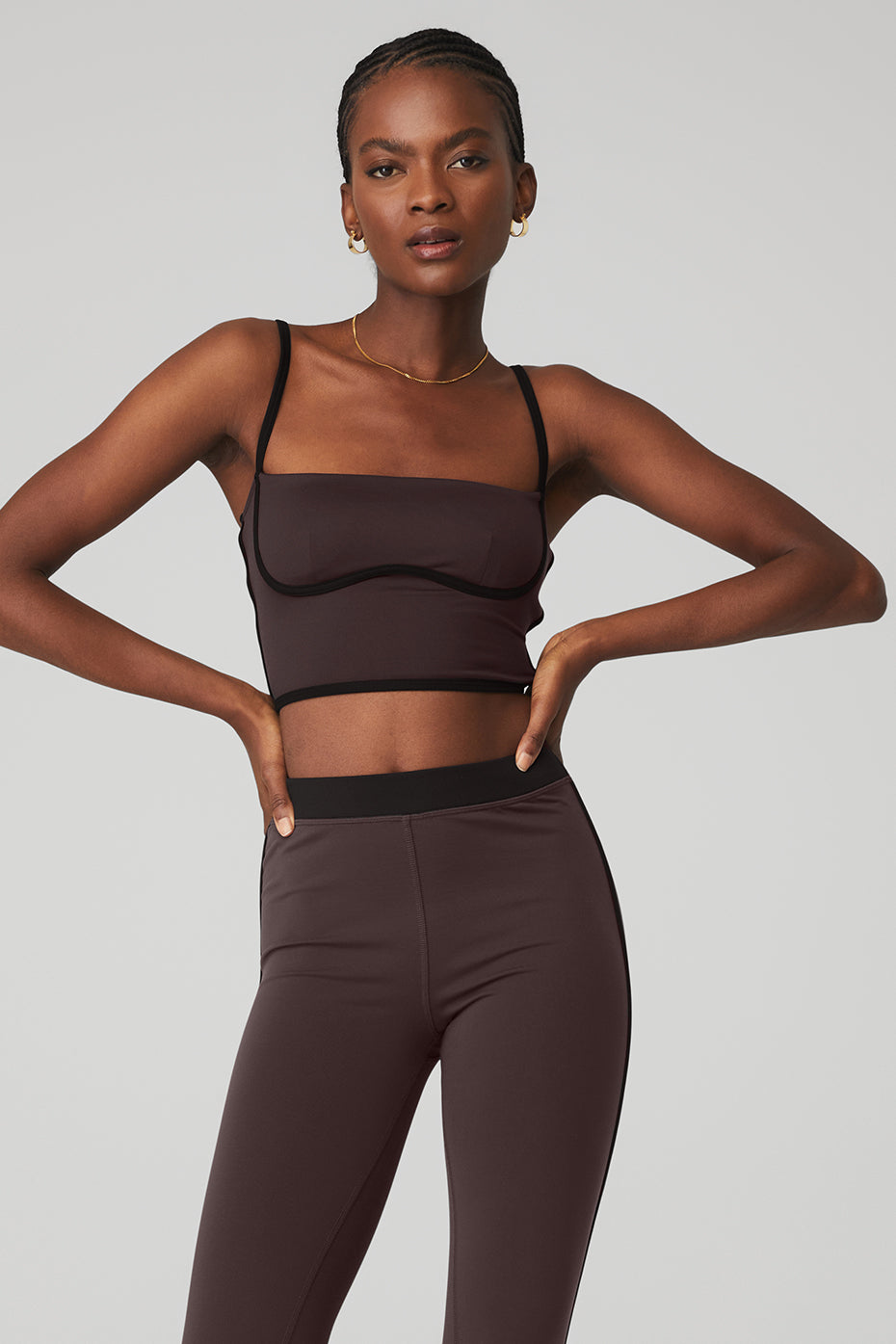 ALO yoga タンクトップAIRBRUSH REAL BRA ブラック Alo Yoga Real Bra Tank | Shopbop