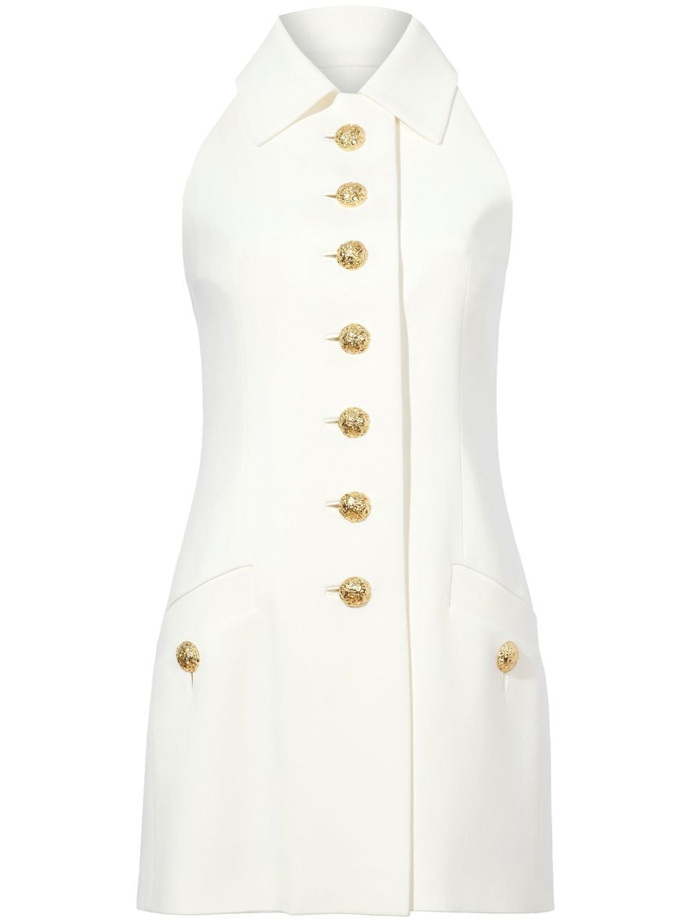 green emerald velvet dress Proenza Schouler Marley Dress In White main image 1