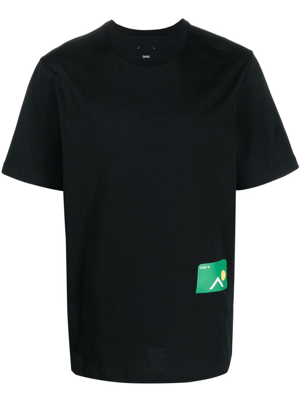 Oamc Polar Bear-Print Short-Sleeve T-Shirt - Black | Editorialist