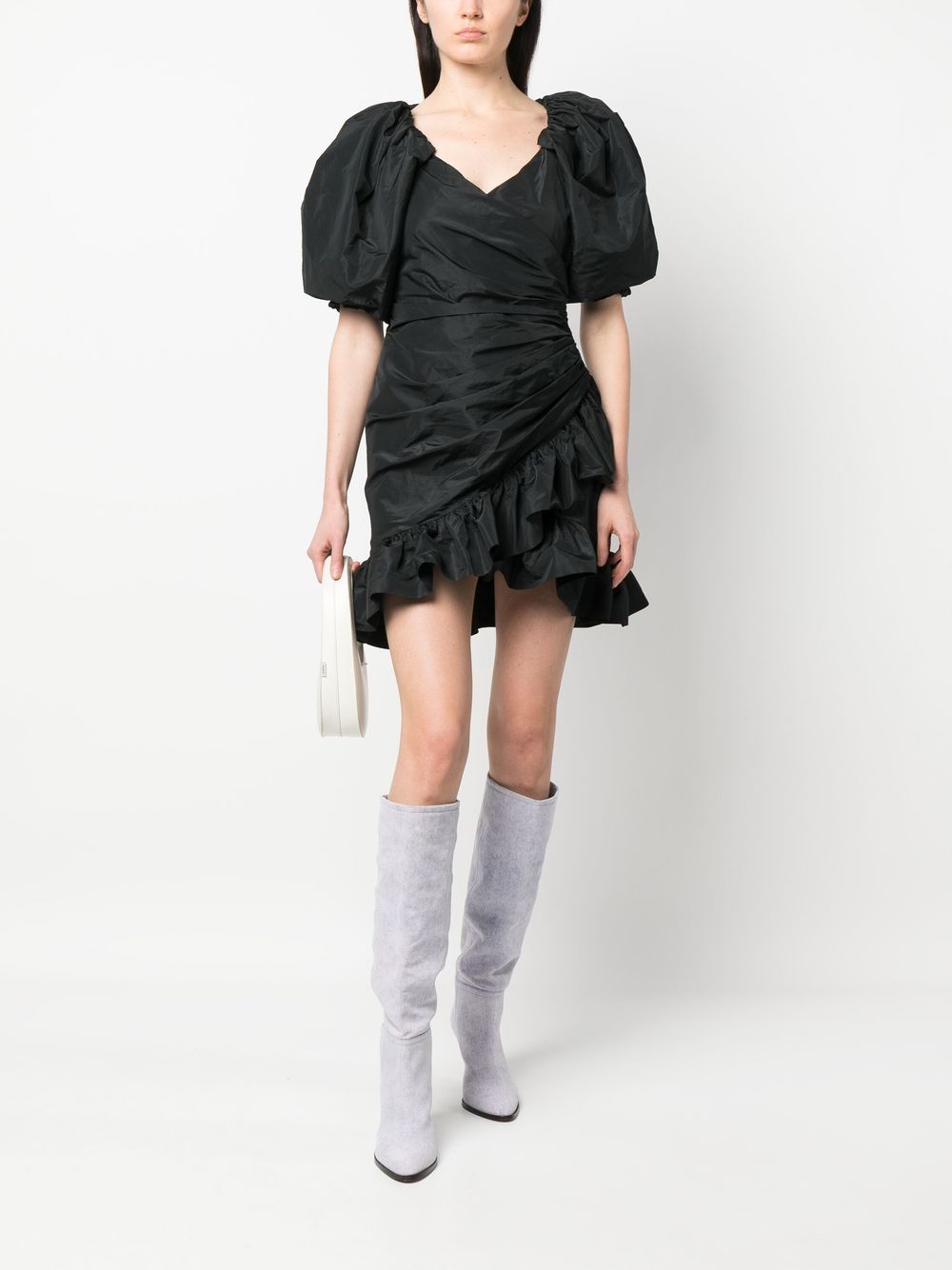 MSGM MSGM Puff-Sleeved Wrap Dress