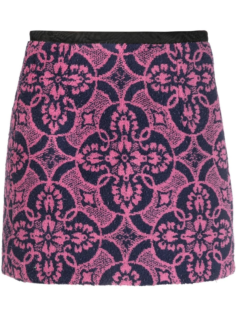 MARINE SERRE Marine Serre Jacquard High-Waisted Miniskirt
