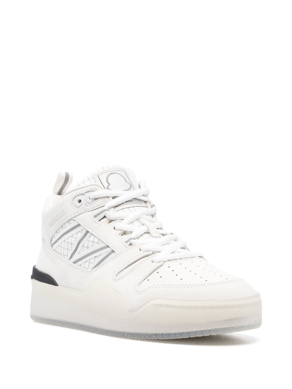 Moncler White High-Top Athletic Sneakers Moncler Promyx High Top Sneaker (Men) | Nordstrom main image 3