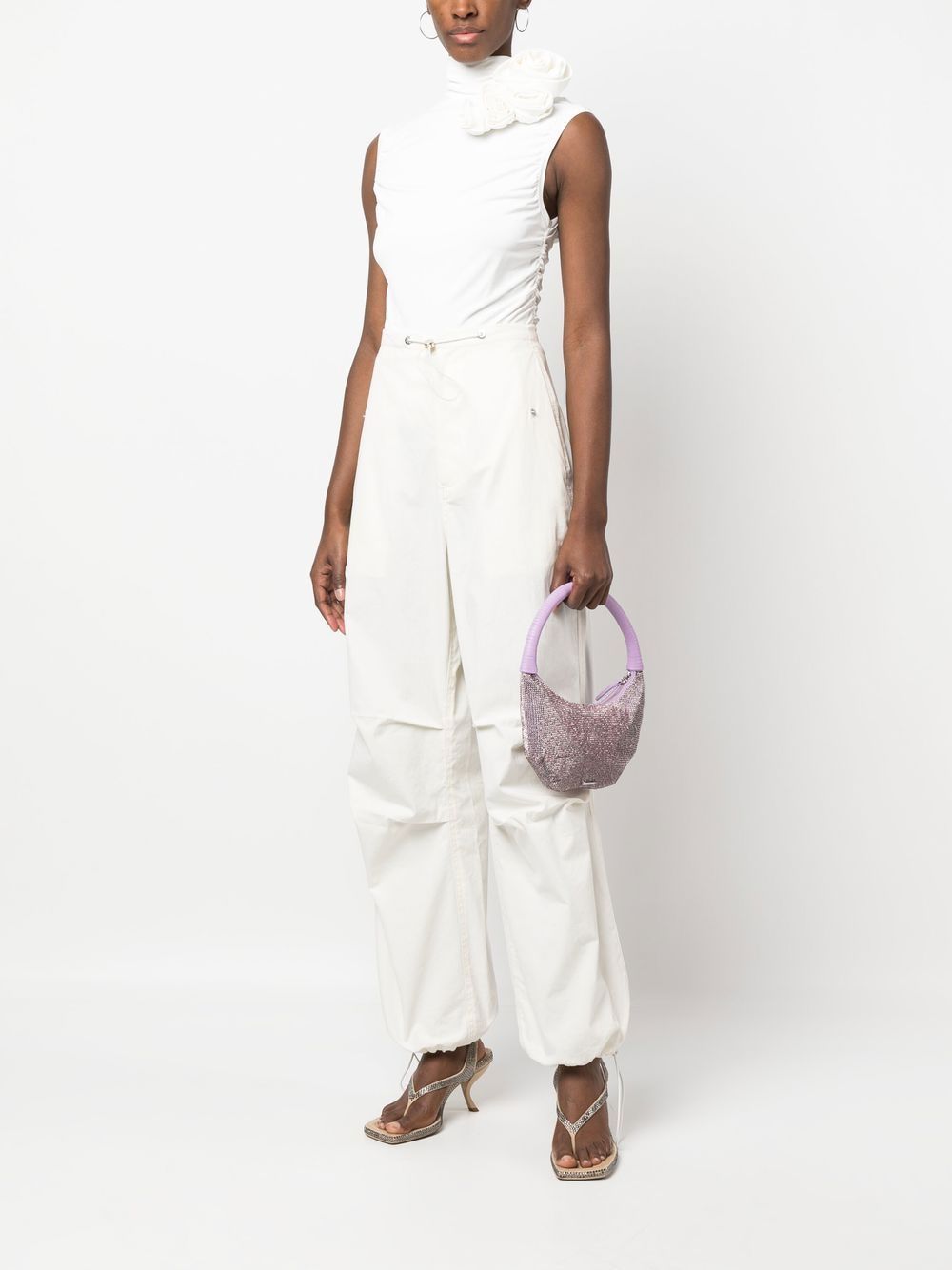 STAUD STAUD Pepper Crystal-Embellished Tote