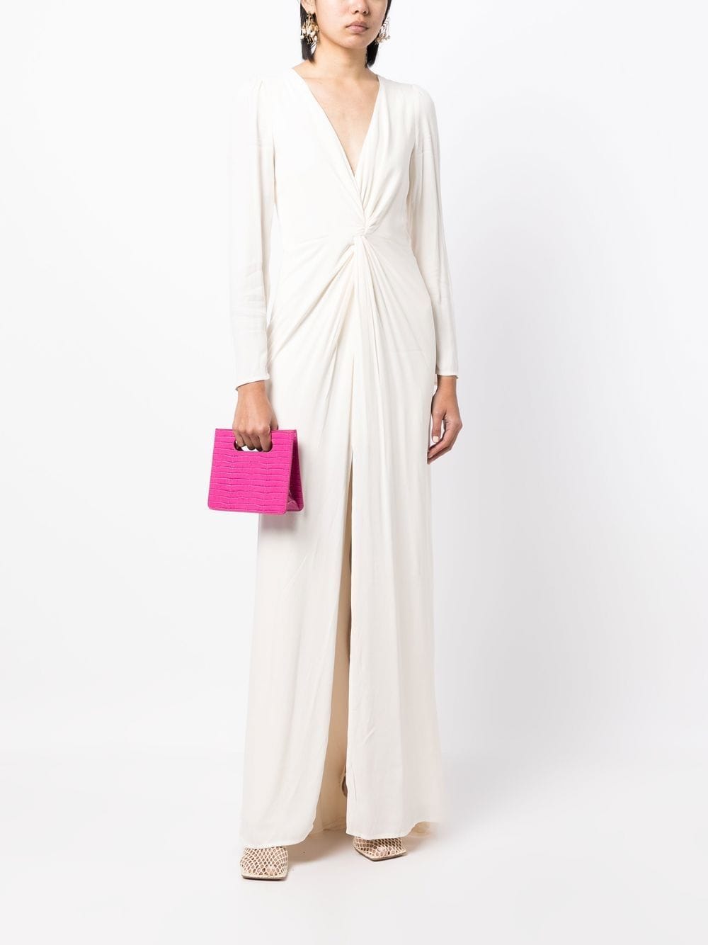 Reformation Gatsby Gathered Maxi Dress In White - 50% Off | Editorialist Reformation Gatsby Gathered Maxi Dress In White - 50% Off | Editorialist
