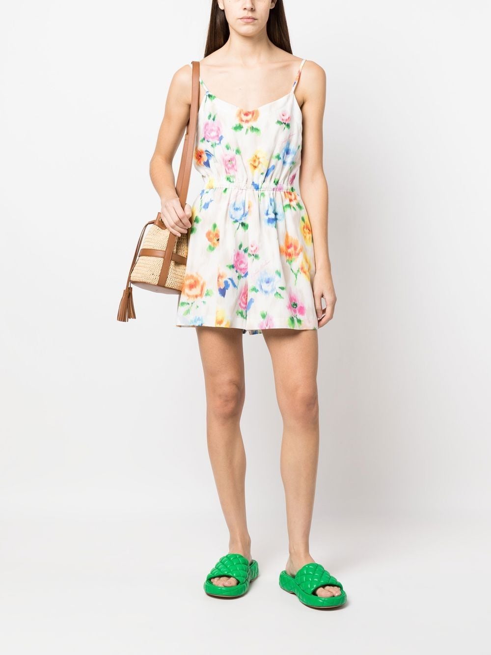MOSCHINO Boutique Moschino Floral-Print Mini Dress