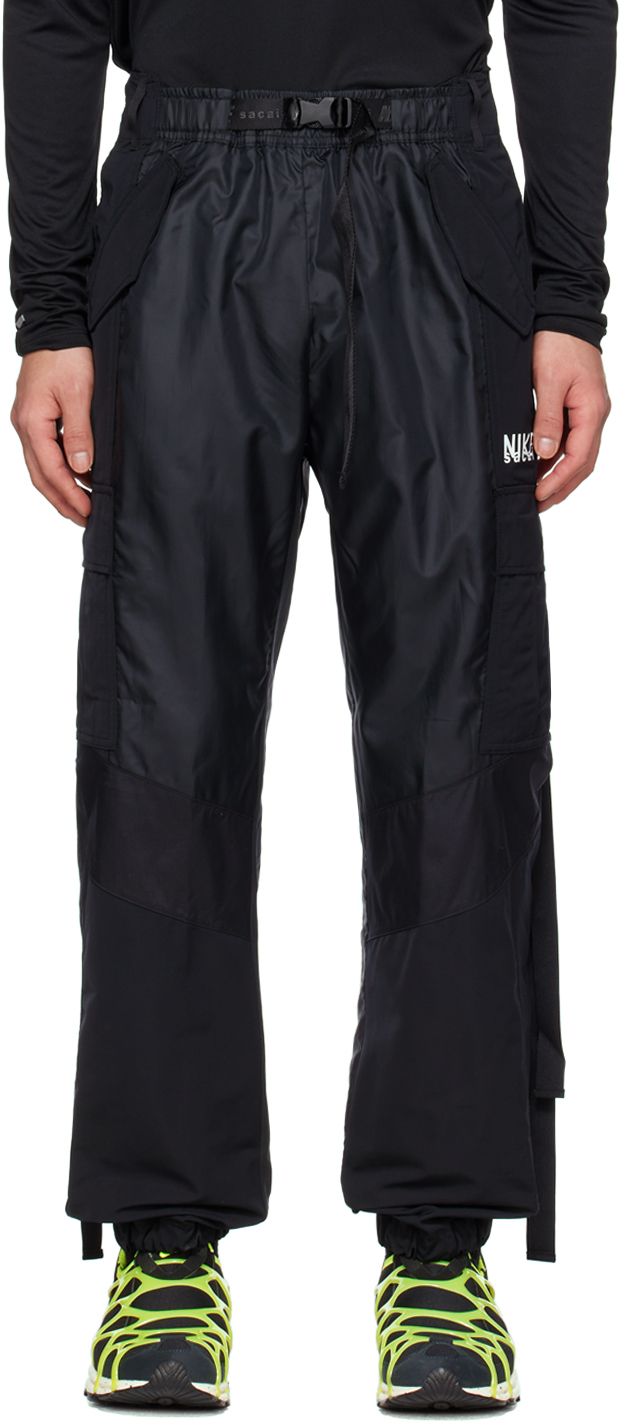Nike Sacai Edition Cargo Pants In Black - 30% Off | Editorialist