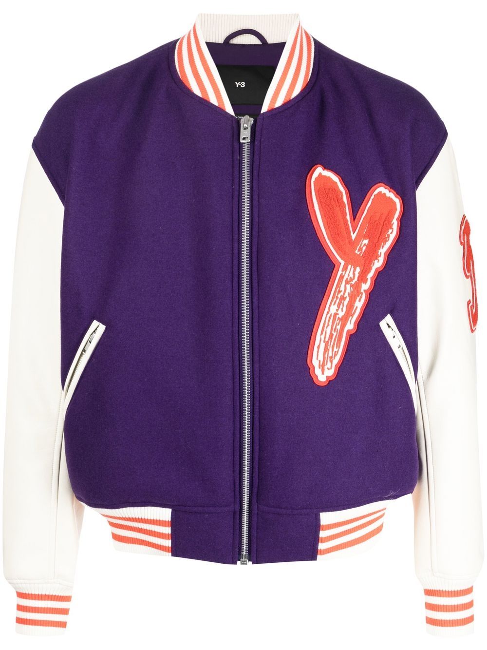 Y3 Y-3 Graphic-Print Bomber Jacket