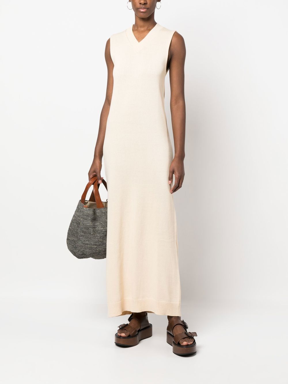 ASPESI ASPESI Sleeveless Knitted Long Dress