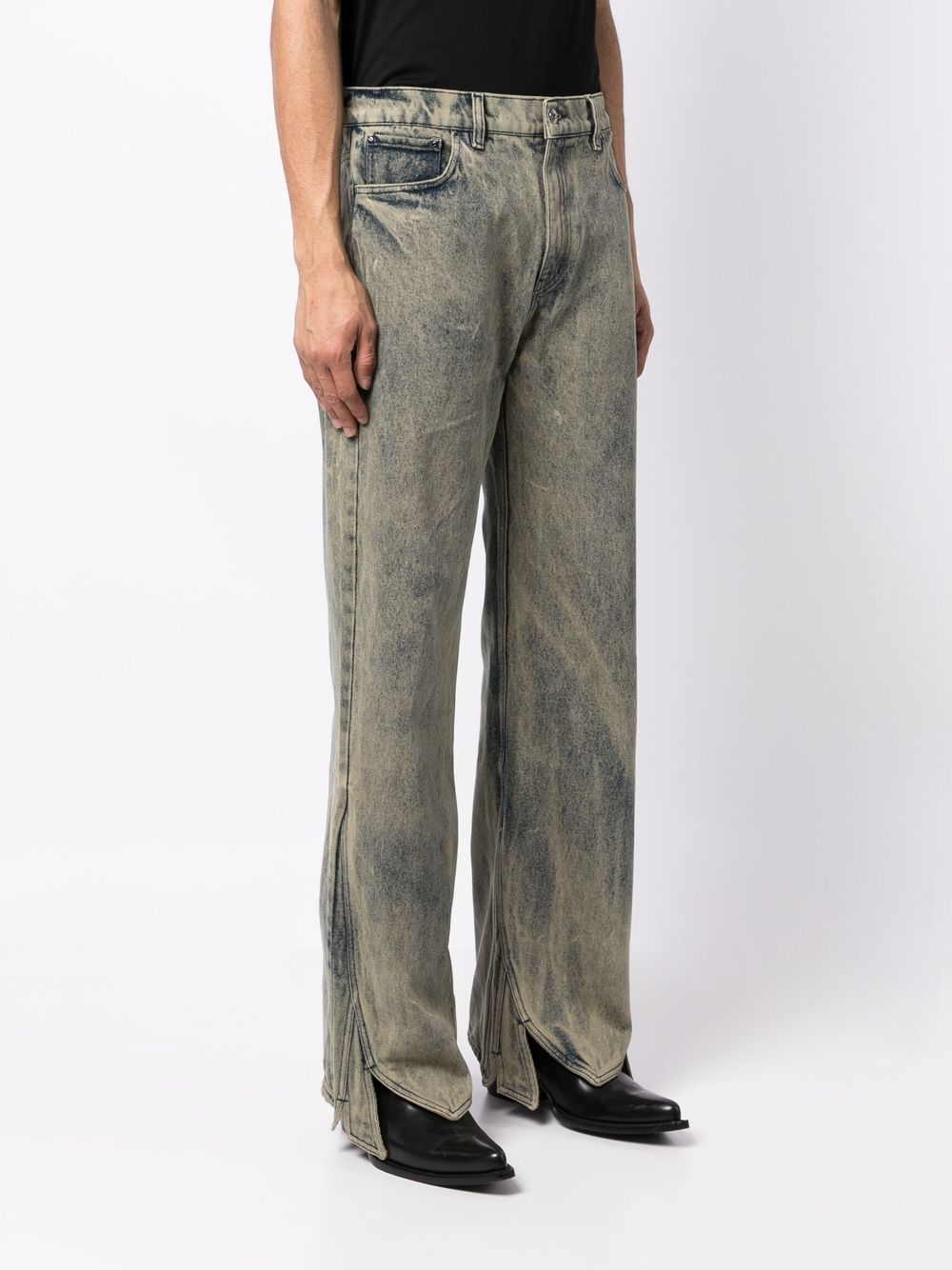 Y/Project Tudor Straight-Leg Jeans In Blue - 62% Off | Editorialist