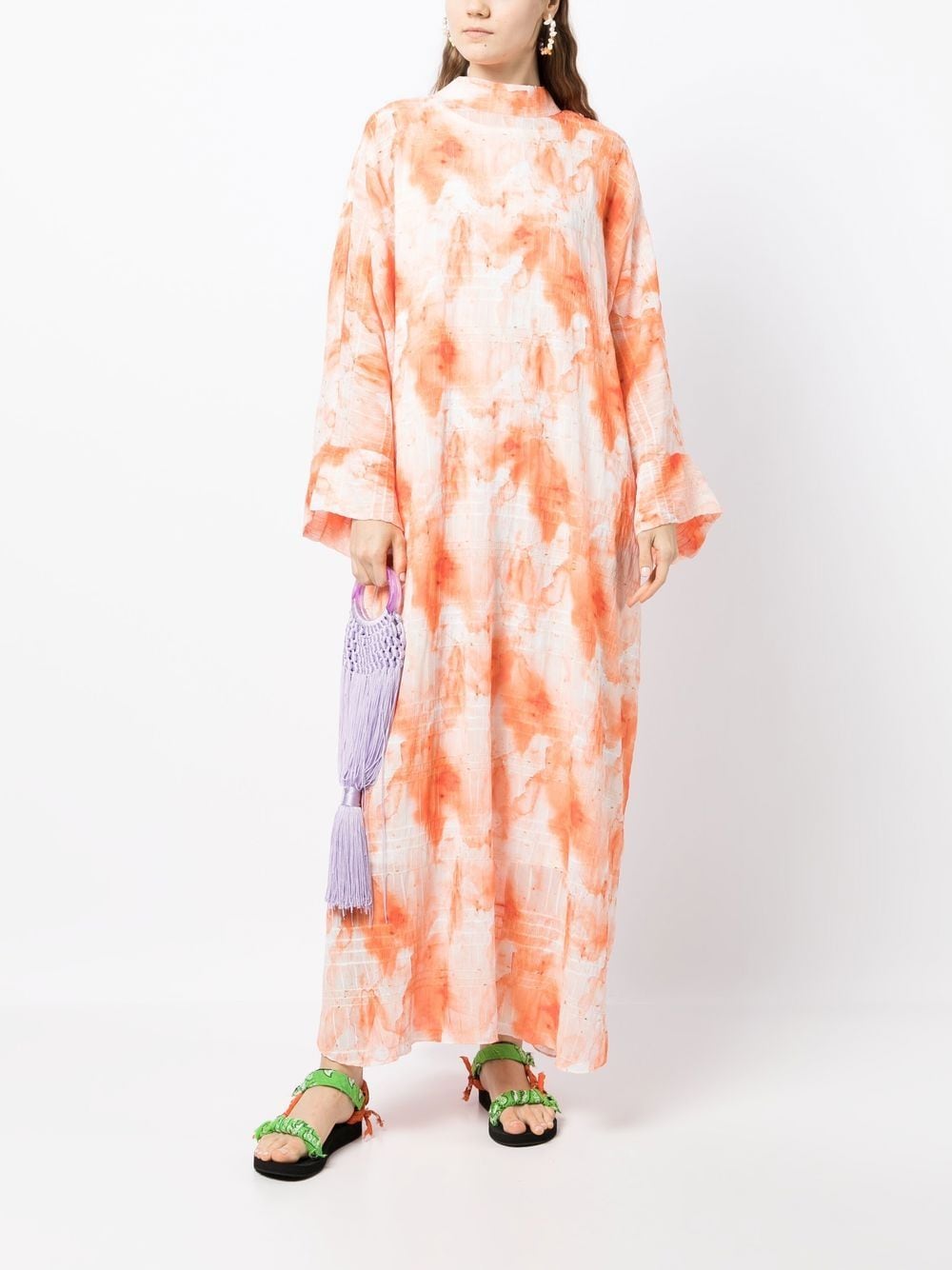 BAMBAH Bambah Gardenia Printed Kaftan Dress