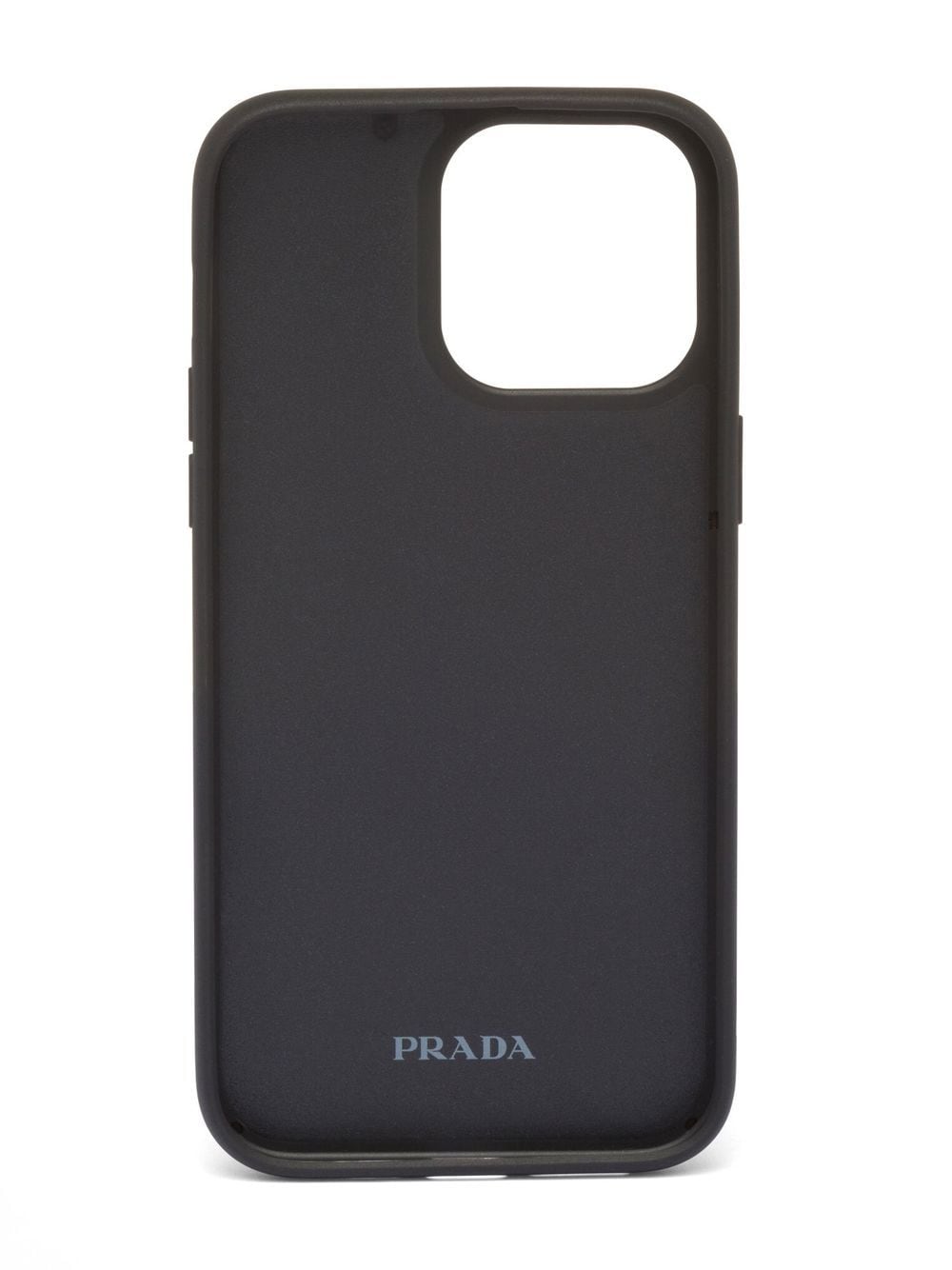 Prada Leather Iphone 14 Pro Max Case - Black | Editorialist