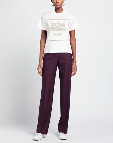 OPENING CEREMONY Cotton T-Shirt with Embroidered Detailing
