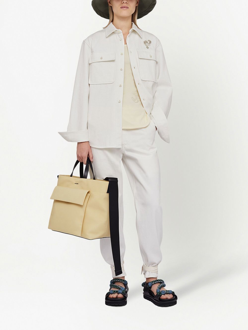 JIL SANDER Jil Sander Classic-Collar Cotton Shirt