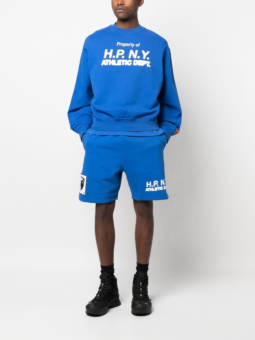 HERON PRESTON Heron Preston Patch-Detail Track Shorts