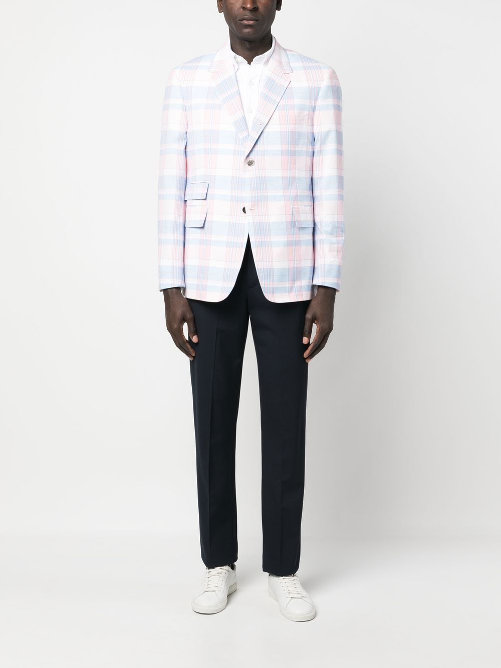 THOM BROWNE Thom Browne Plaid Cotton Blazer